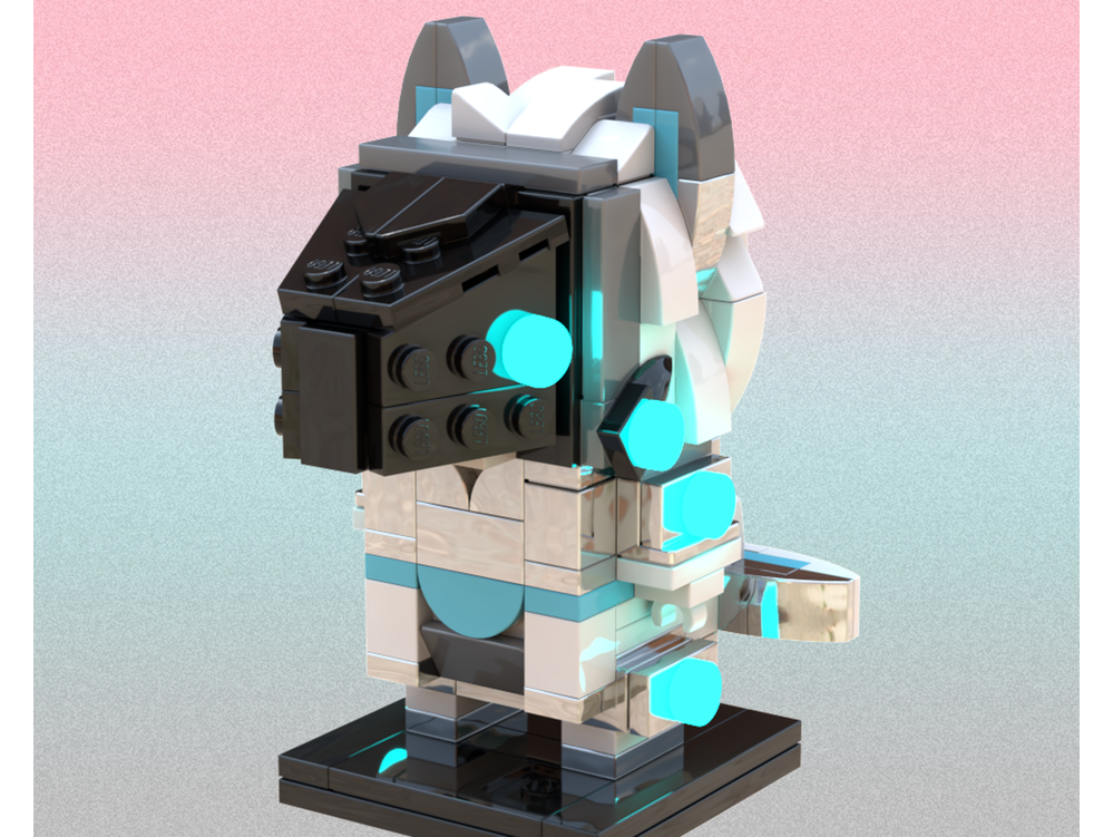 LEGO MOC-205409 Furry Protogen Brickheadz by Tye Thorntail ...