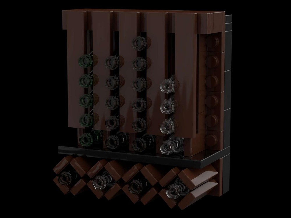 LEGO MOC Wine Rack by ironmatt | Rebrickable - Build with LEGO