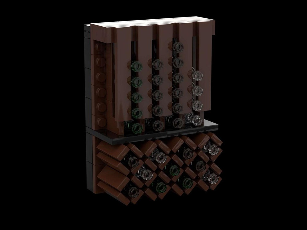 LEGO MOC Wine Rack by ironmatt | Rebrickable - Build with LEGO