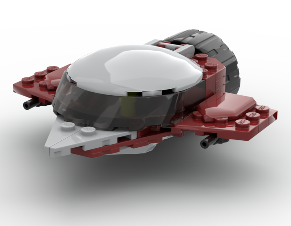 LEGO MOC Alien space jet by Smellybricks | Rebrickable - Build with LEGO