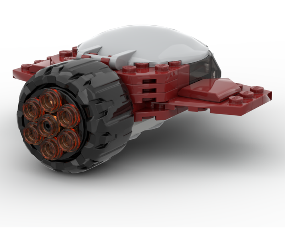 LEGO MOC Alien space jet by Smellybricks | Rebrickable - Build with LEGO