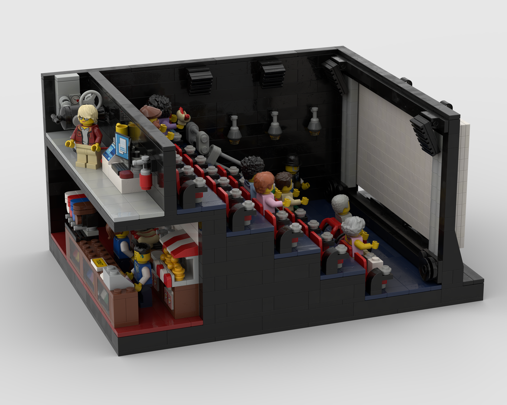 LEGO MOC Cell Phone Theater by Rovivruselos | Rebrickable - Build with LEGO