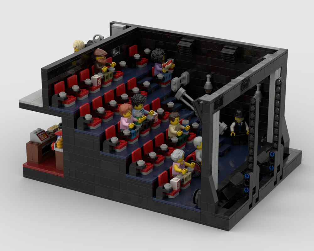 LEGO MOC Cell Phone Theater by Rovivruselos | Rebrickable - Build with LEGO