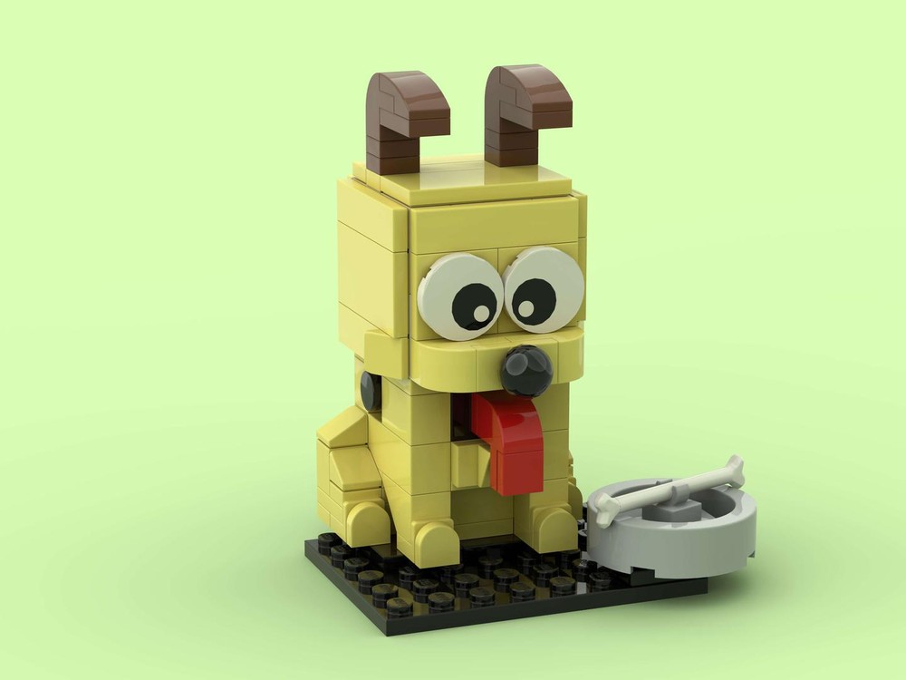 LEGO MOC Odie (Garfield) by Puremadness | Rebrickable - Build with LEGO