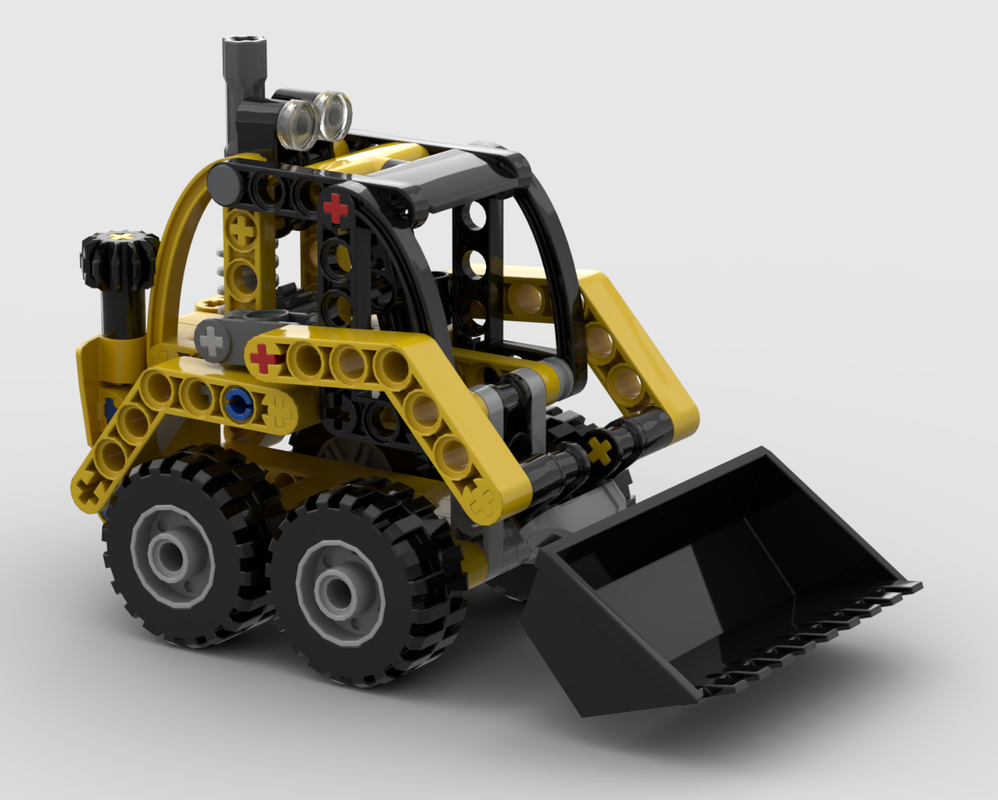 LEGO MOC 42197 Skid Steer Loader by Larsagri | Rebrickable - Build with ...