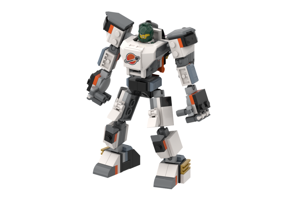 Lego Moc Space Defense Mech And Space Defense Mech Armor By Mecherror