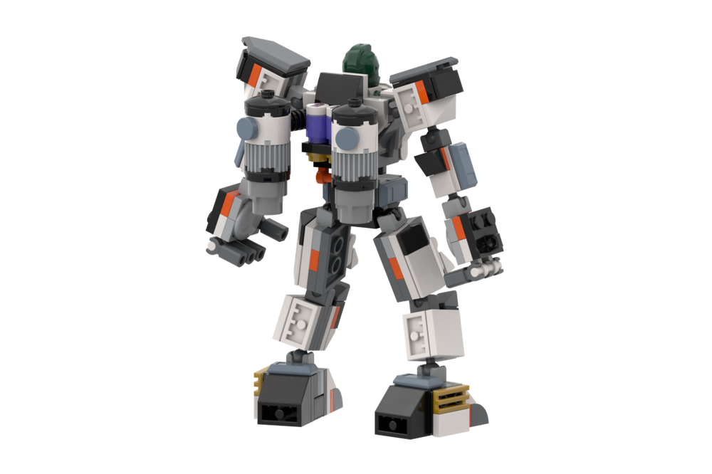 Lego Moc Space Defense Mech And Space Defense Mech Armor By Mecherror