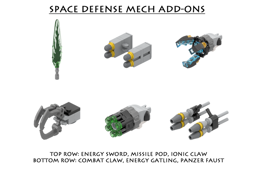 Lego Moc Space Defense Mech And Space Defense Mech Armor By Mecherror