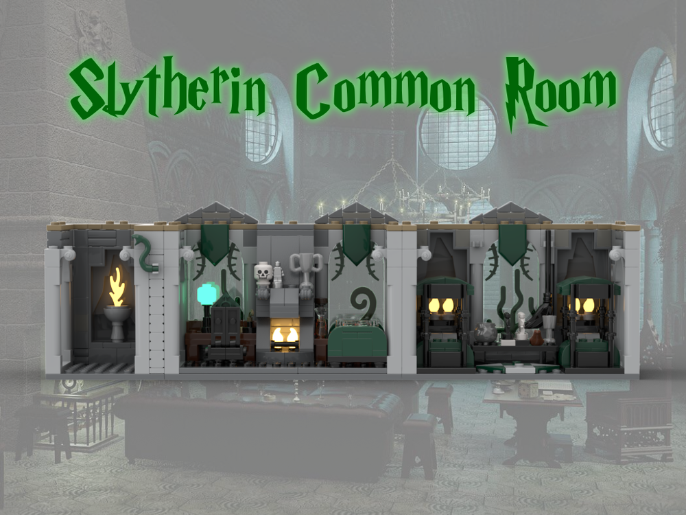 LEGO MOC Slyth*rin Common Room Set (Modular) by Mystical95 ...