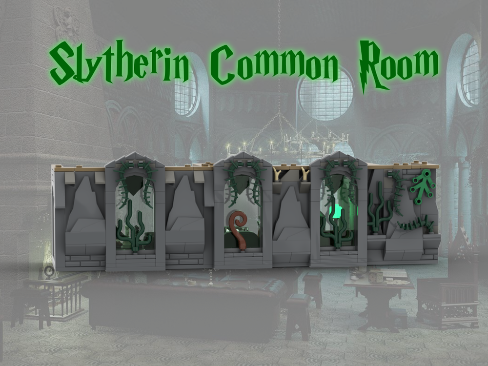 LEGO MOC Slyth*rin Common Room Set (Modular) by Mystical95 ...