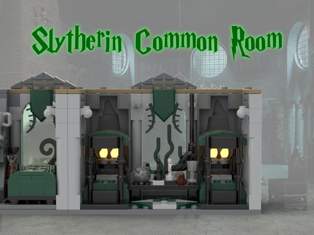LEGO MOC Slyth*rin Common Room Set (Modular) by Mystical95 ...
