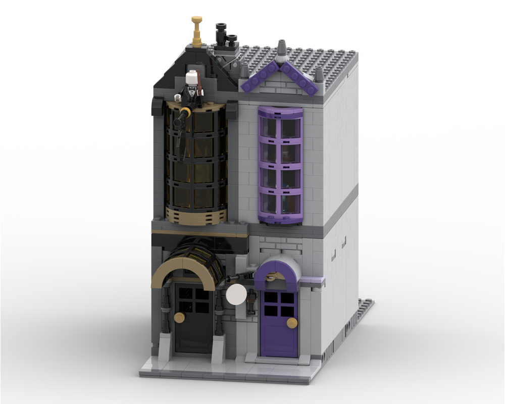 LEGO MOC Modular Ollivander's & Madam Malkin’s Robes - Modification of ...