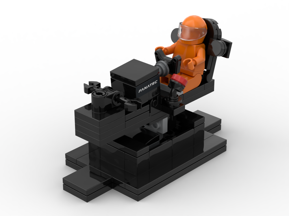 LEGO MOC Minifig Motion Rig ( Sim Racing ) by GGlecoco | Rebrickable ...