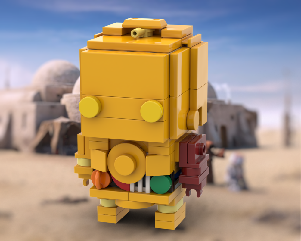LEGO MOC C-3PO brickheadz by rooben | Rebrickable - Build with LEGO