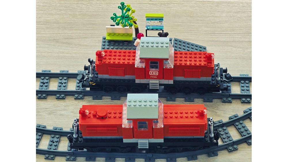 LEGO MOC Diesel Heavy Shunting Locomotive: 7755 Replica by Carsten ...