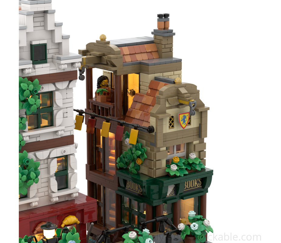 LEGO MOC Canal Houses by rebelnili | Rebrickable - Build with LEGO