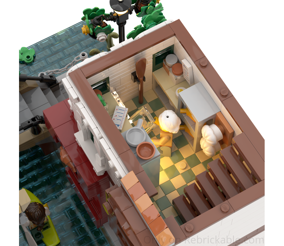 LEGO MOC Canal Houses by rebelnili | Rebrickable - Build with LEGO