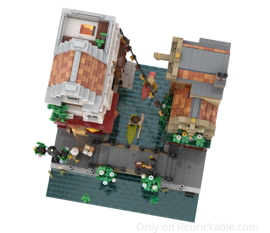 LEGO MOC Canal Houses by rebelnili | Rebrickable - Build with LEGO