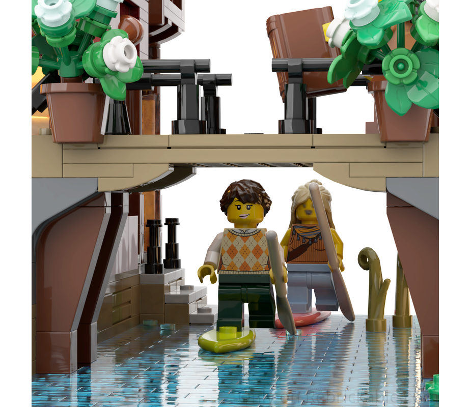 LEGO MOC Canal Houses by rebelnili | Rebrickable - Build with LEGO