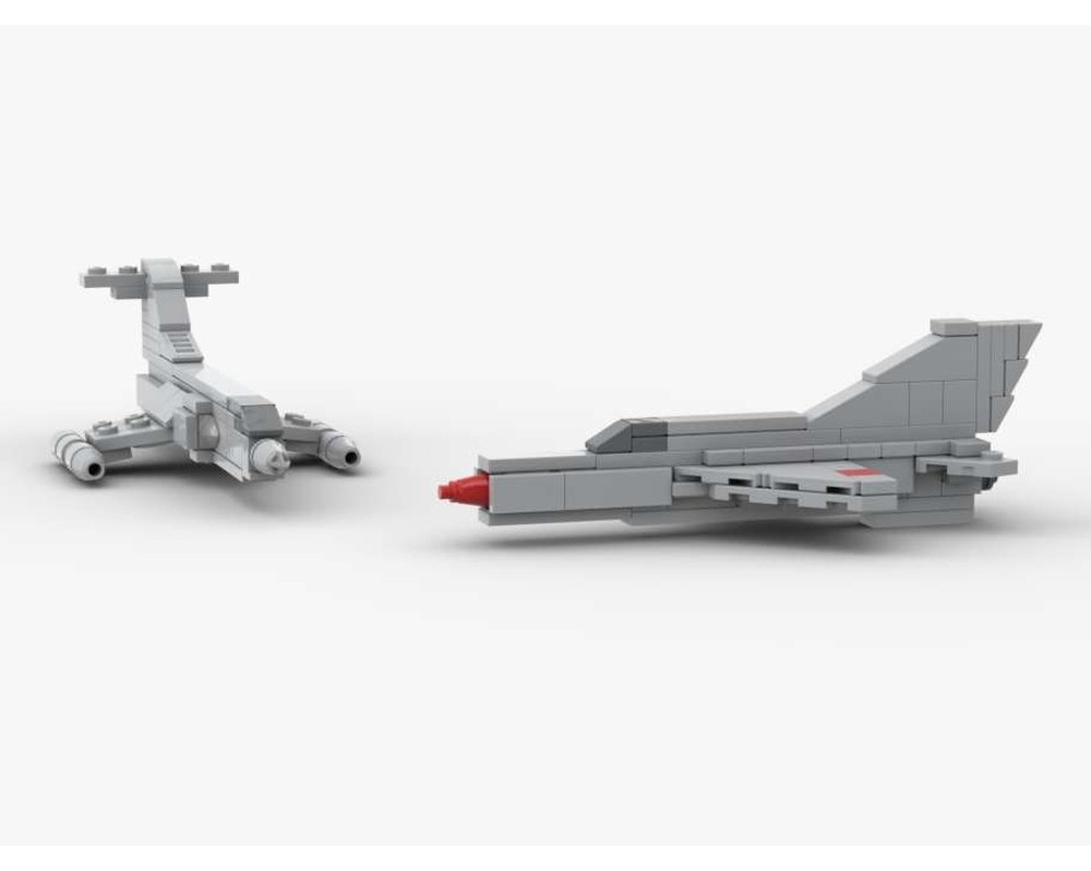 LEGO MOC F-104 & Mig-21 (1/110 scale) by Vincent W | Rebrickable ...
