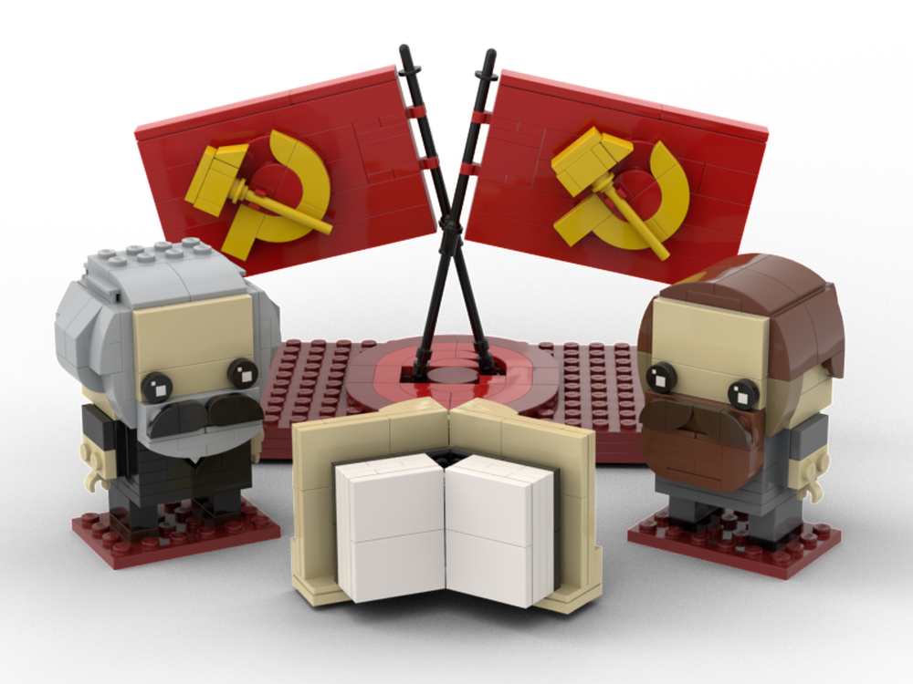 LEGO MOC Karl Marx & Friedrich Engels BrickHeadz by Mmonk13 ...