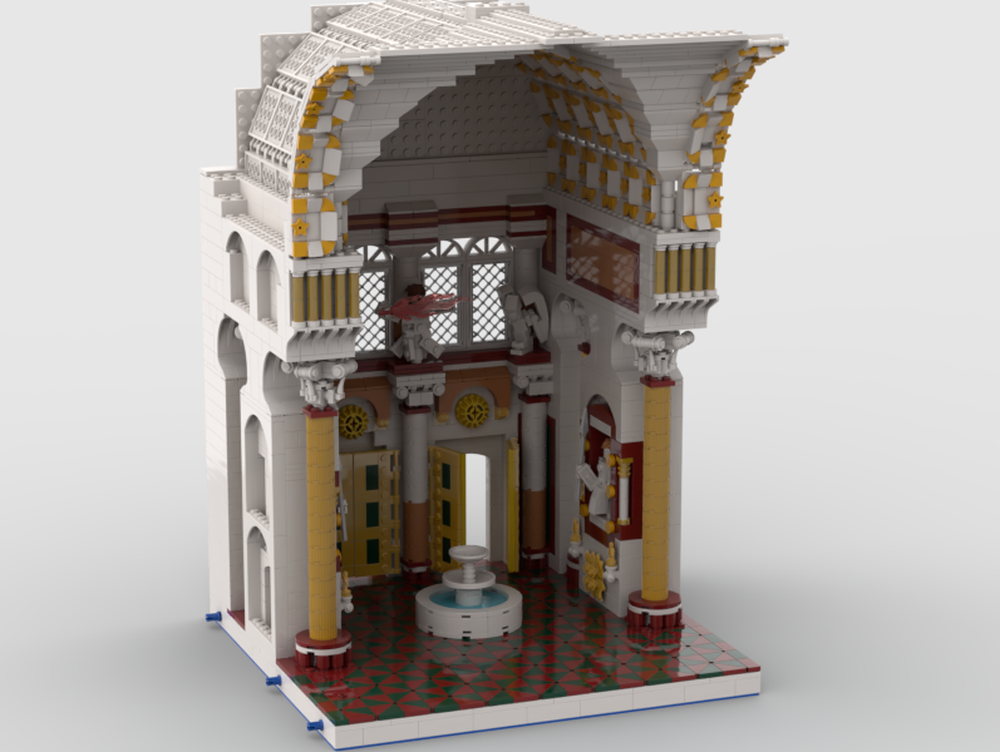 LEGO MOC Roman Imperial Bath, Part 1 by Tarant57 | Rebrickable - Build ...