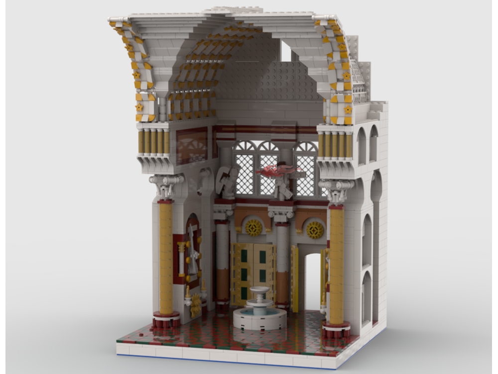 LEGO MOC Roman Imperial Bath, Part 1 by Tarant57 | Rebrickable - Build ...