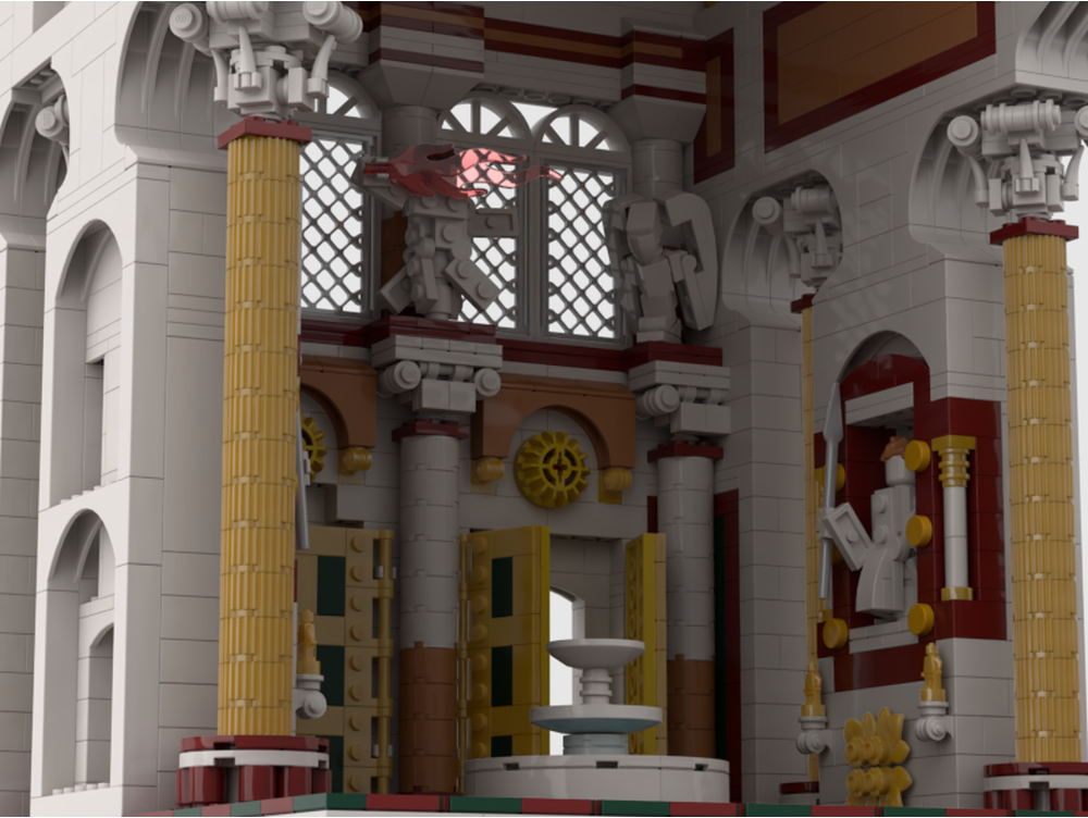LEGO MOC Roman Imperial Bath, Part 1 by Tarant57 | Rebrickable - Build ...