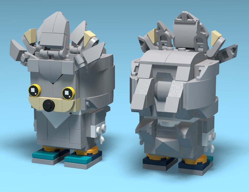 LEGO MOC Silver The Hedgehog Brickheadz by SupersoniqueBricks ...