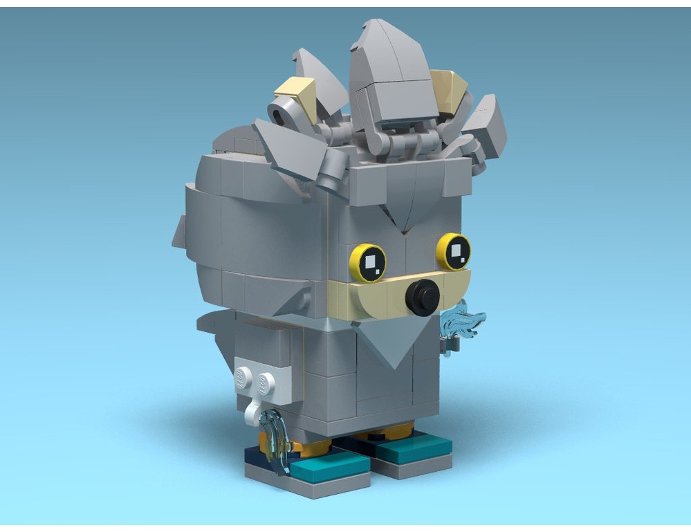 LEGO MOC Silver The Hedgehog Brickheadz by SupersoniqueBricks ...