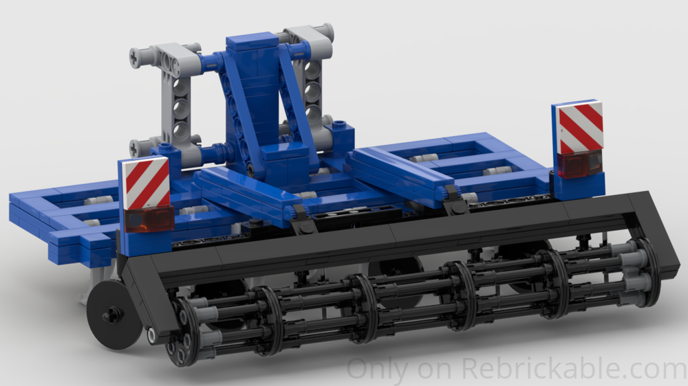 LEGO MOC Rabe blue bird 3 cultivator for 42054 Claas Xerion ( Grubber ...