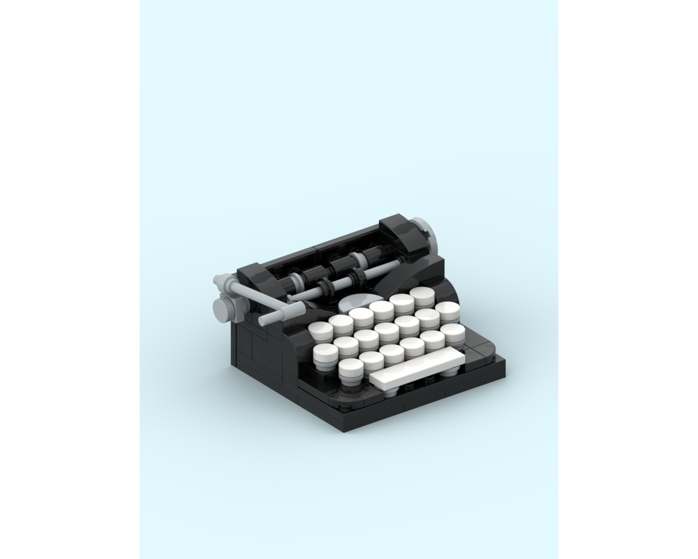 LEGO MOC Typewriter by SanyiWang31 | Rebrickable - Build with LEGO