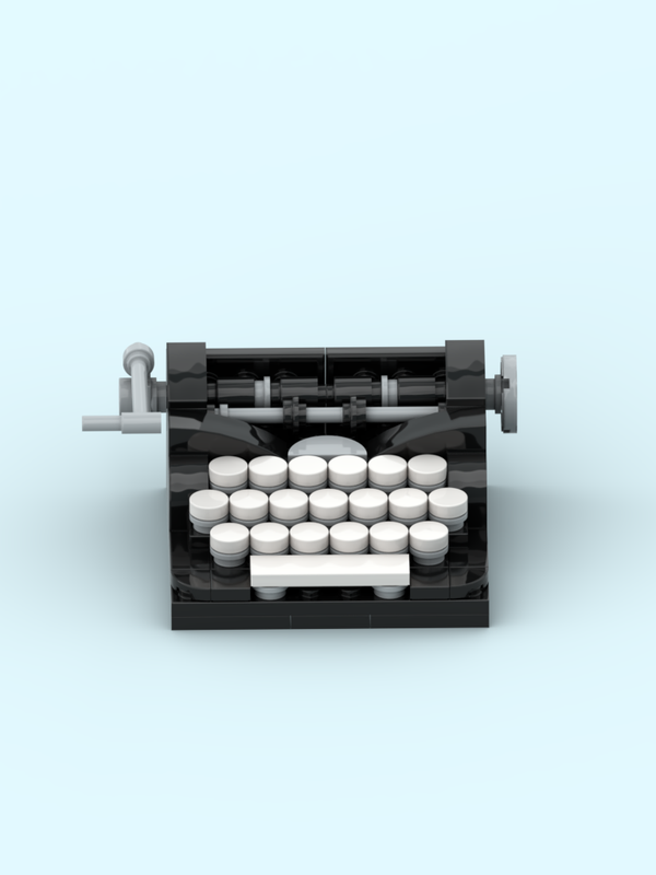 LEGO MOC Typewriter by SanyiWang31 | Rebrickable - Build with LEGO