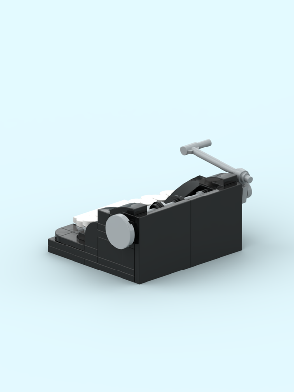 LEGO MOC Typewriter by SanyiWang31 | Rebrickable - Build with LEGO