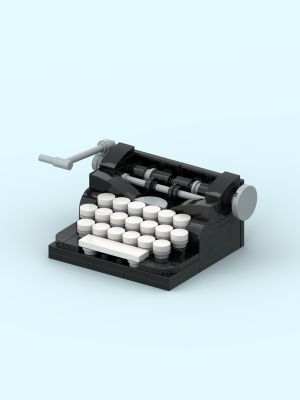 LEGO MOC Typewriter by SanyiWang31 | Rebrickable - Build with LEGO