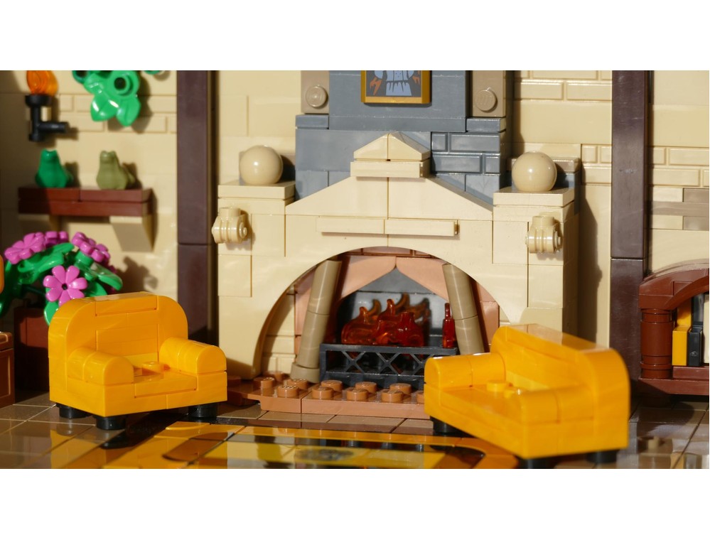 LEGO MOC Black and Yellow magical Common Room by LordClimentos ...
