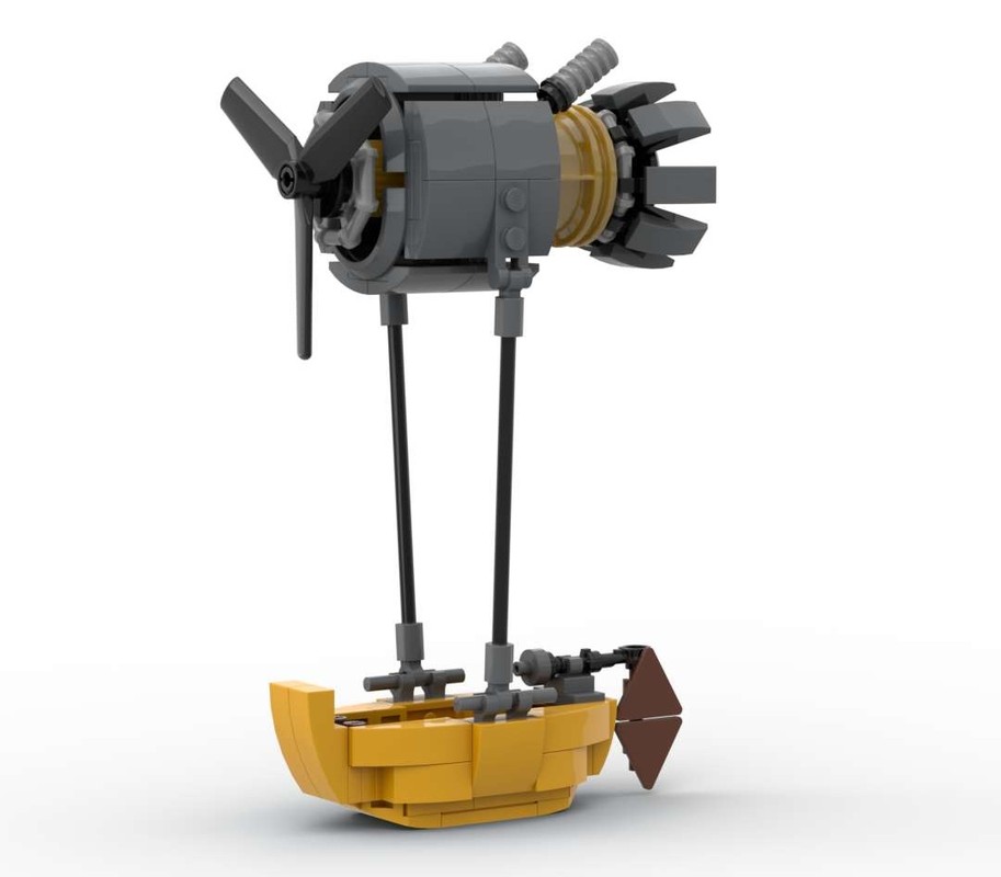 LEGO MOC Steampunk airship by KeselT | Rebrickable - Build with LEGO