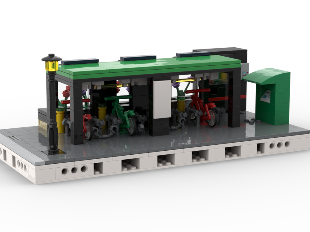 LEGO MOC Rent-A-Bike by BrickSven | Rebrickable - Build with LEGO