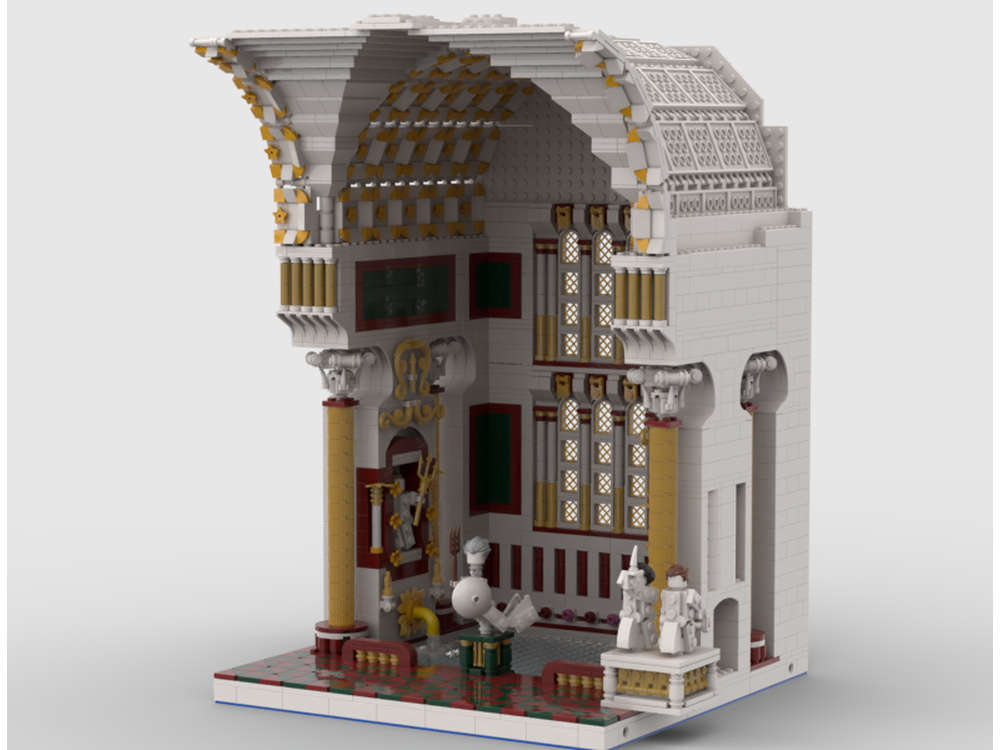 LEGO MOC Roman Imperial Bath, Part 2 by Tarant57 | Rebrickable - Build ...