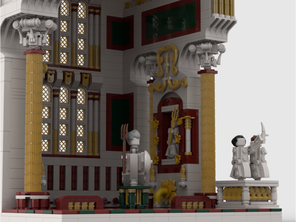 LEGO MOC Roman Imperial Bath, Part 2 by Tarant57 | Rebrickable - Build ...