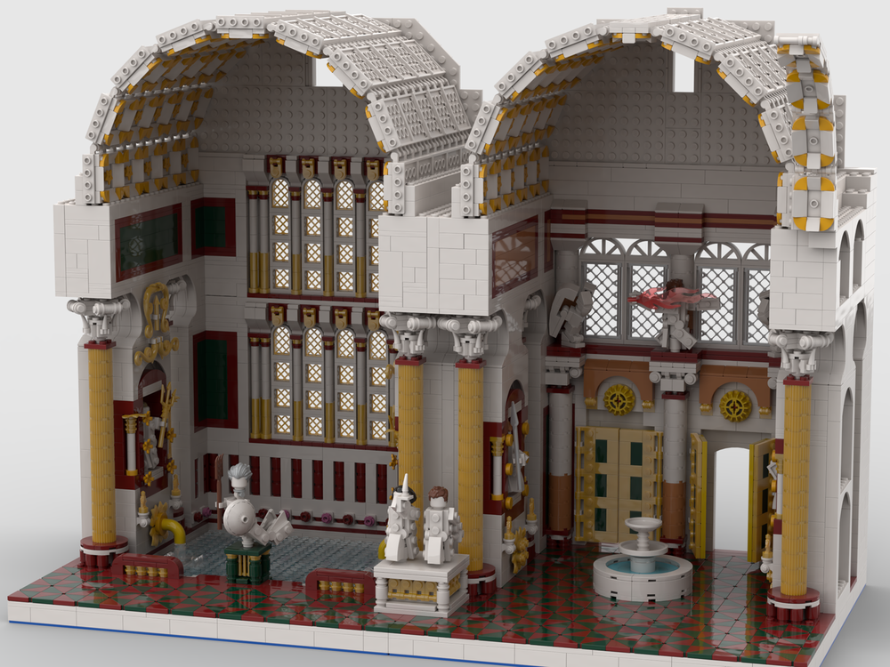 LEGO MOC Roman Imperial Bath, Part 2 by Tarant57 | Rebrickable - Build ...
