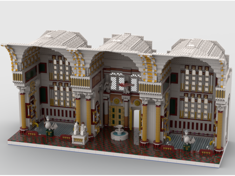 LEGO MOC Roman Imperial Bath, Part 2 by Tarant57 | Rebrickable - Build ...