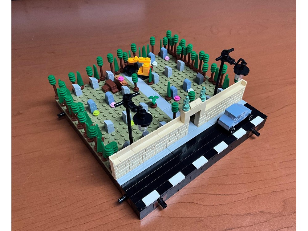 LEGO MOC Modular - Graveyard by emixam2 | Rebrickable - Build with LEGO