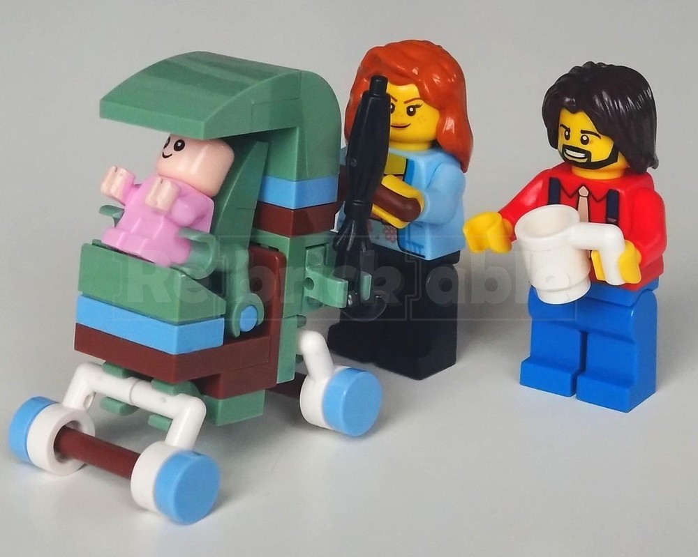 LEGO MOC Stroller / car seat for a baby by kjuraszek | Rebrickable ...