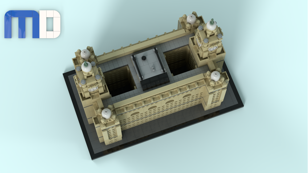 LEGO MOC Royal Liver Building MOC by MDesigns | Rebrickable - Build ...