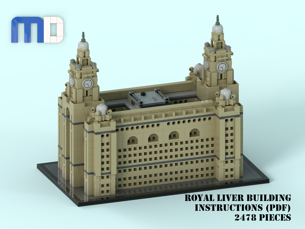 LEGO MOC-205572 Royal Liver Building MOC by MDesigns | Rebrickable ...