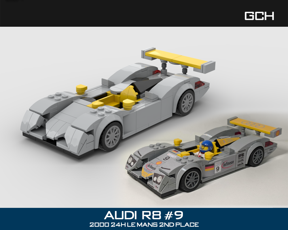 LEGO MOC Audi R8 #9 2000 Le Mans 2nd place by GCh | Rebrickable - Build ...