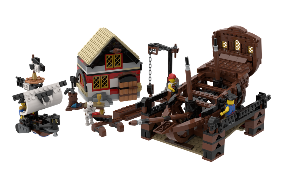 LEGO MOC Shipyard by Jappelsap98 | Rebrickable - Build with LEGO