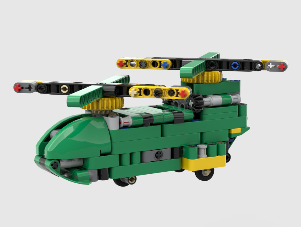 LEGO MOC Tandem Rotor Helicopter by Raptor9889 | Rebrickable - Build ...