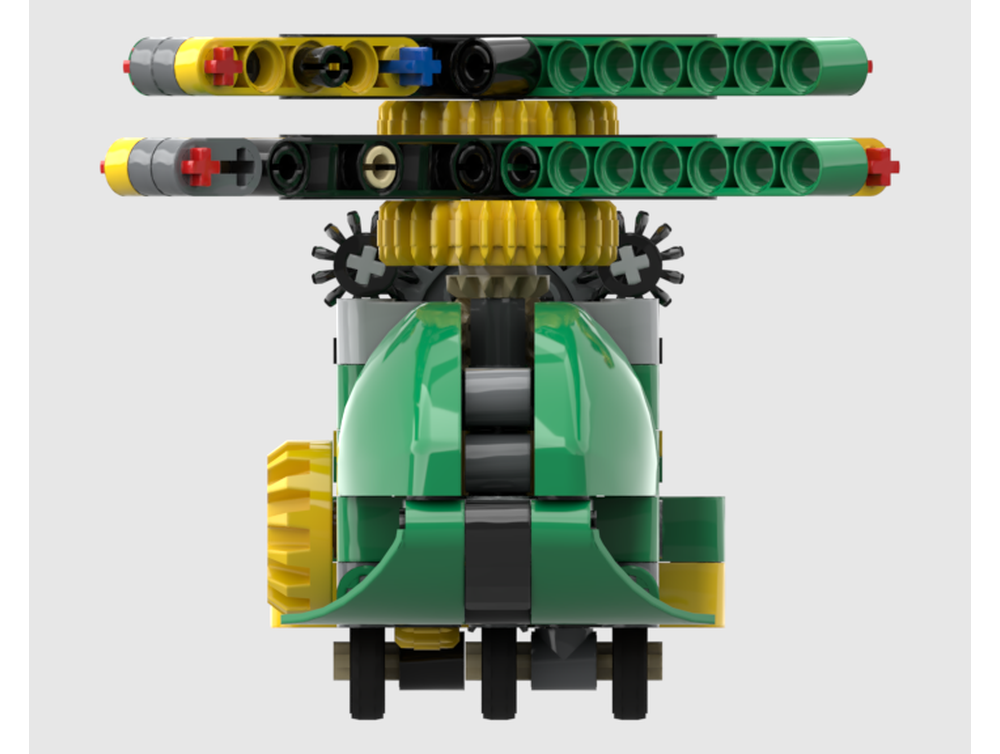 Lego Moc Tandem Rotor Helicopter By Raptor9889 Rebrickable Build